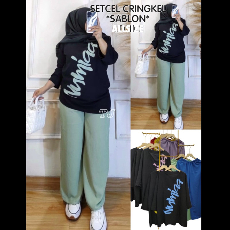 Jual SET VIRAL CRINKLE NUMIA SABLON ABG HITS MURAH GROSIR SUPPLIER ...