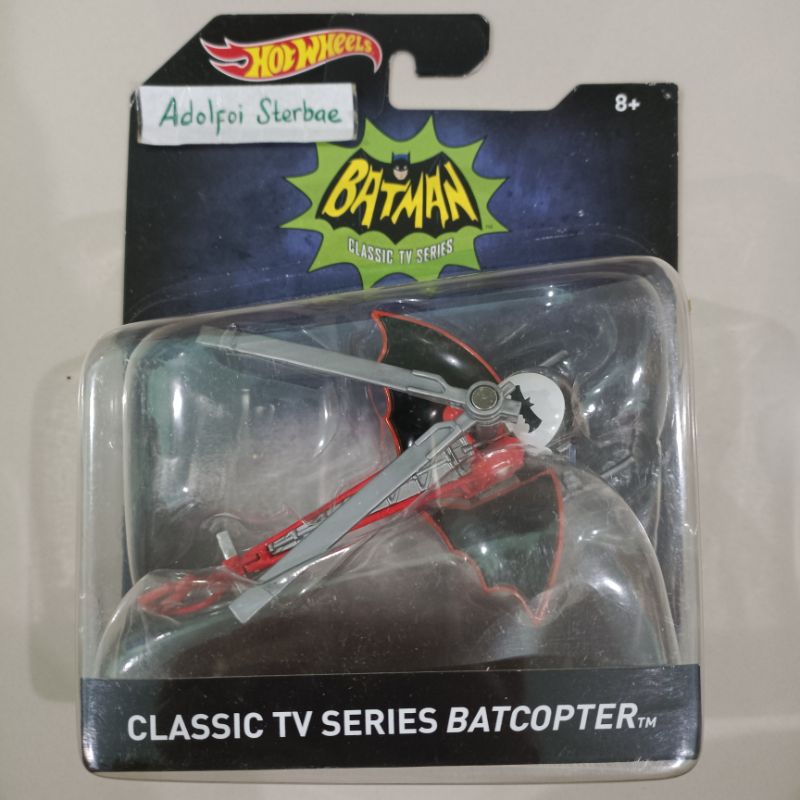Jual hotwheels hot wheels classic tv series batcopter batman pesawat ...