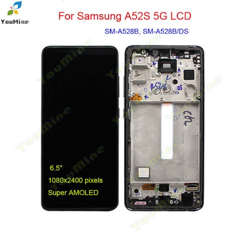 Jual LCD samsung a52s + conector dan ic | Shopee Indonesia