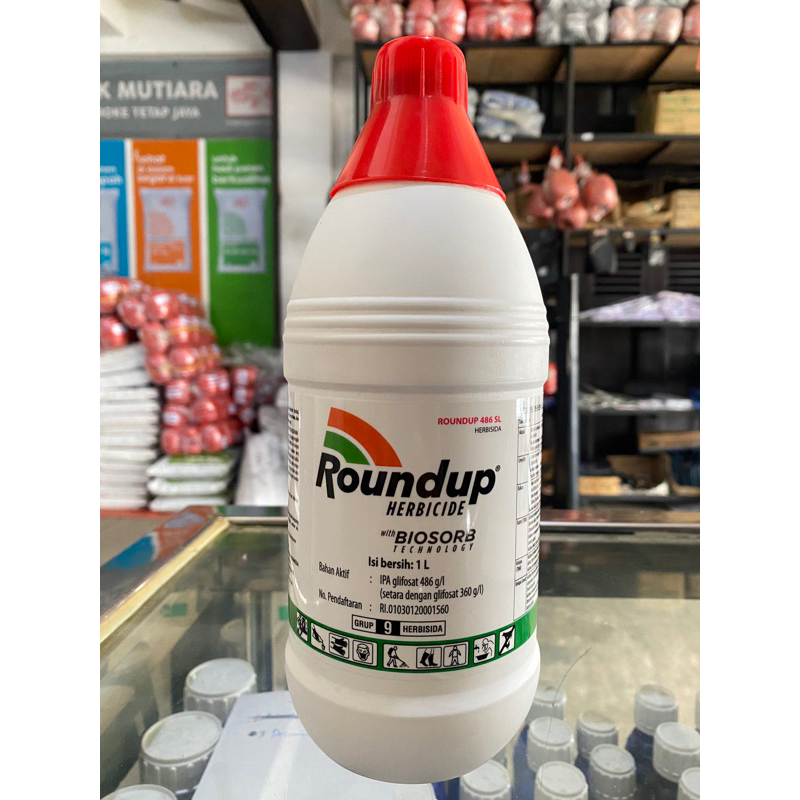 Jual Roundup 486SL Herbisida 1Liter Pembasmi Rumput Gulma | Shopee ...