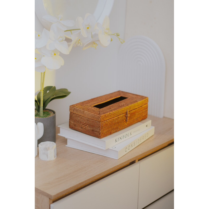 Jual Ketak Nusantara Kotak tisyu anyaman ate ketak rotan Lombok ...