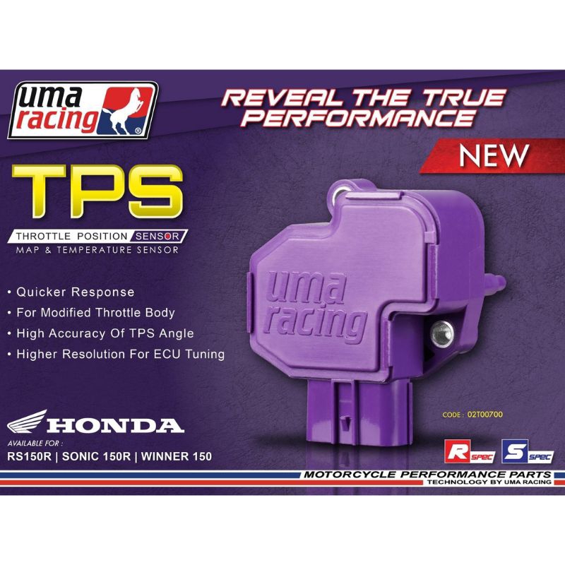 Jual UMA RACING (TPS) THROTTLE POSITION SENSOR HONDA SONIC ORIGINAL 100 ...