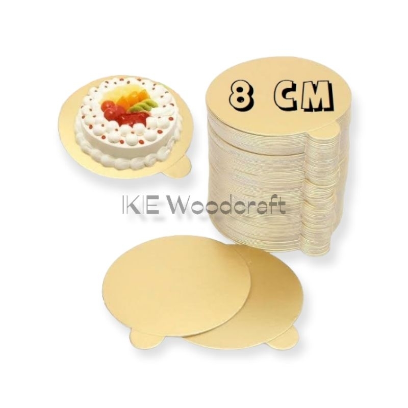 Jual ALAS CAKE & DONAT GOLD BULAT - ISI 25 PCS | Shopee Indonesia