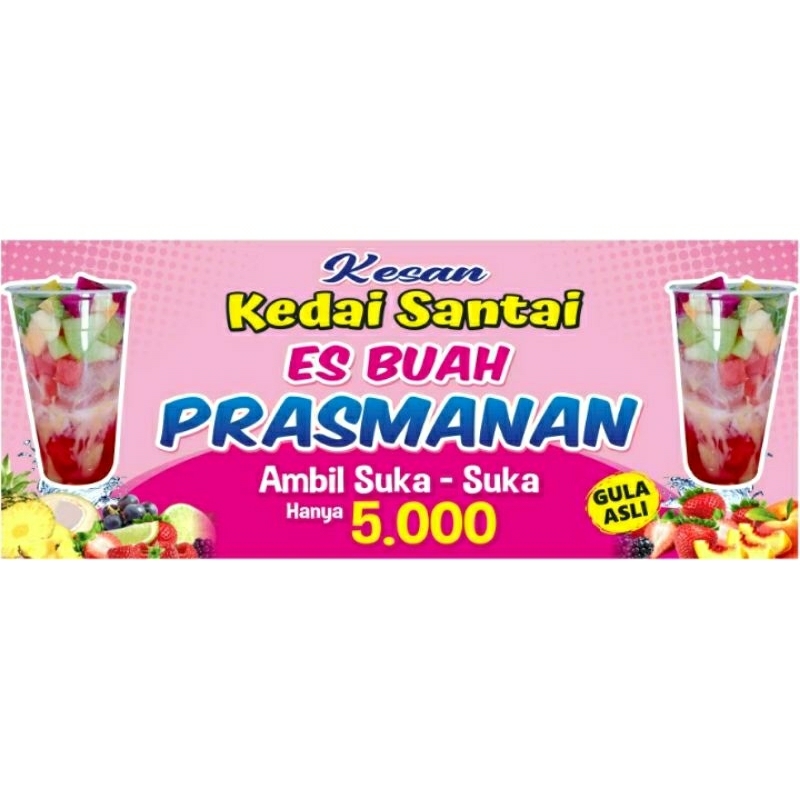 Jual SPANDUK JUS BANNER JUICE BUAH | Shopee Indonesia