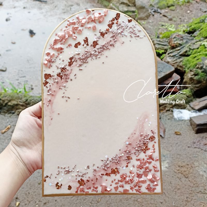 Jual Dekorasi Kubah Resin Dome untuk mahar nikah kekinian simple elegan ...