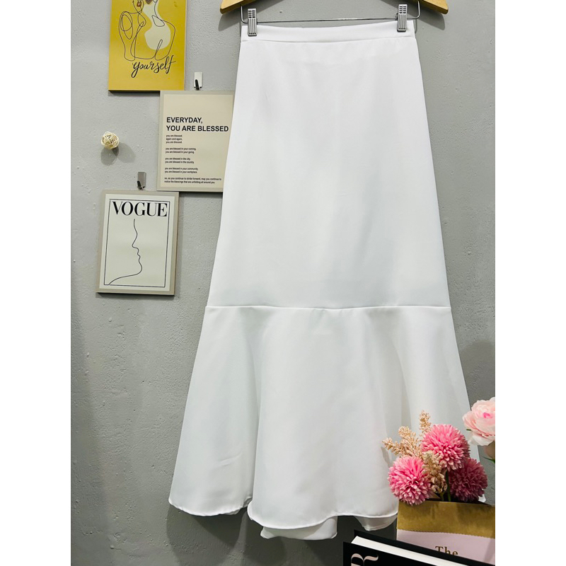 Jual Cherry Rok peplum Rok mermaid Rok Duyung SHAKILA | Shopee Indonesia