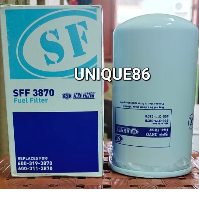 Jual FUEL FILTER SFF3870 SFF 3870 SURE FILTER | Shopee Indonesia