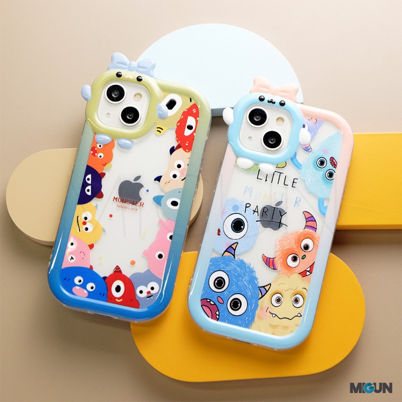 Jual Cute! Little Monster Case - Case for iPhone 7 8 SE2020 7+ 8+ X XS ...