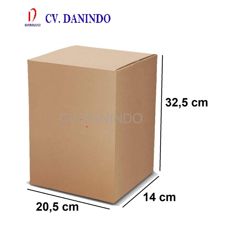 Jual Box Kardus Karton Packing Besar Ukuran P 20,5cm x L 14cm x T 32 ...