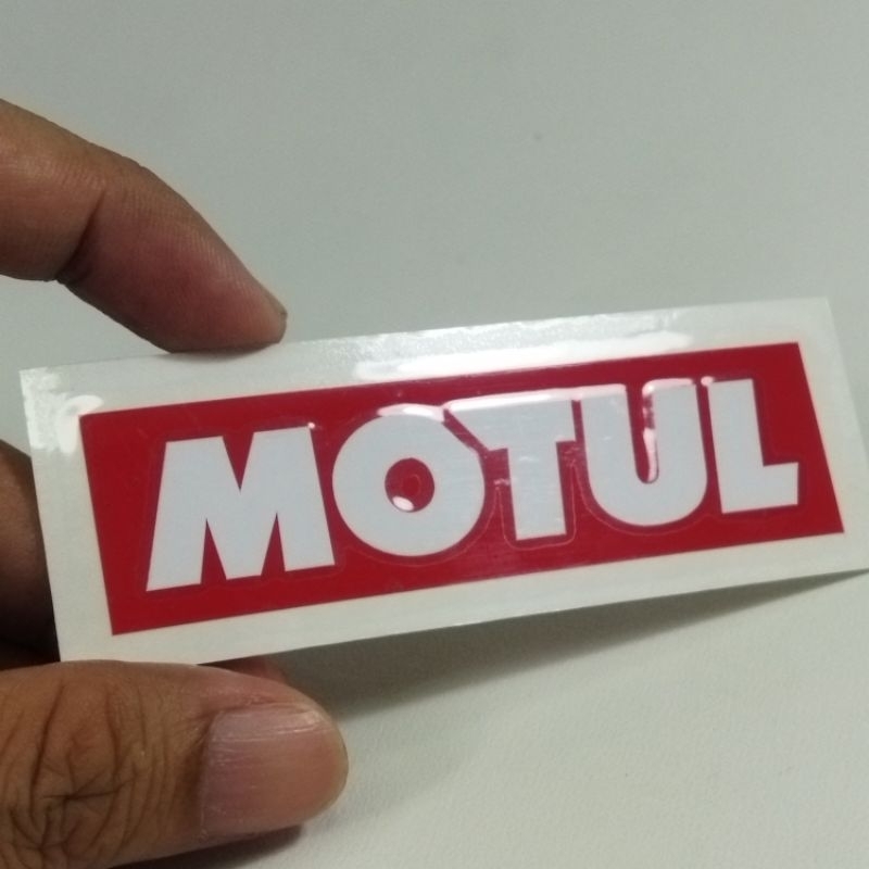 Jual Cutting Sticker Motor Mobil Motul Logo Kotak Vinyl Oracal | Shopee ...