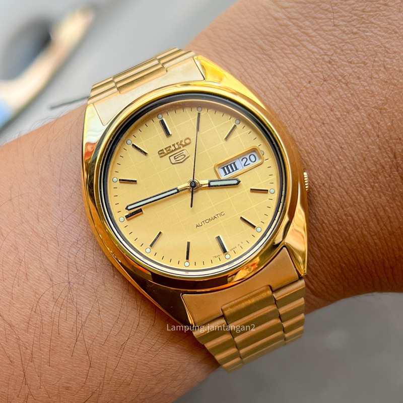 Jual SEIKO SNXL72K Gold Tone | Shopee Indonesia