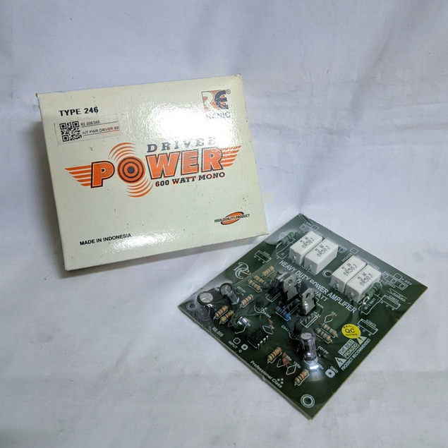 Jual Kit Power Amplifier Mono 600 Watt Ranic Type 246 | Shopee Indonesia