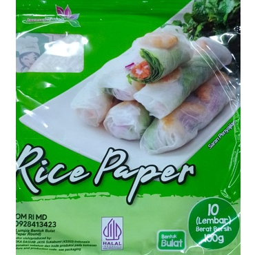 Jual javasuperfood rice paper isi 10 100gr | Shopee Indonesia