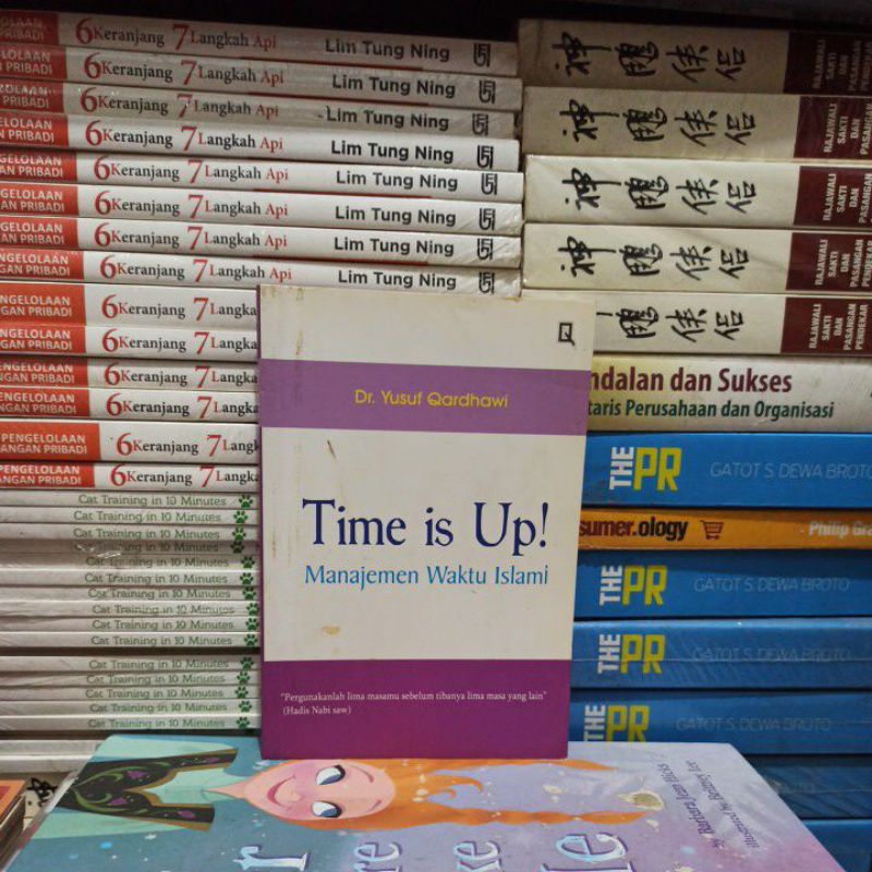 Jual BUKU TIME IS UP! MANAJEMEN WAKTU ISLAMI DR YUSUF QARDHAWI BEKAS | Shopee Indonesia