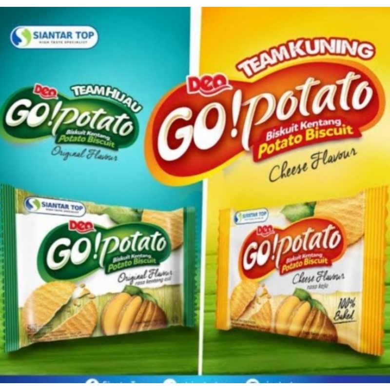 Jual [Harga Grosir] Jajan sanck Go!potato go potato renteng 1 bungkus ...