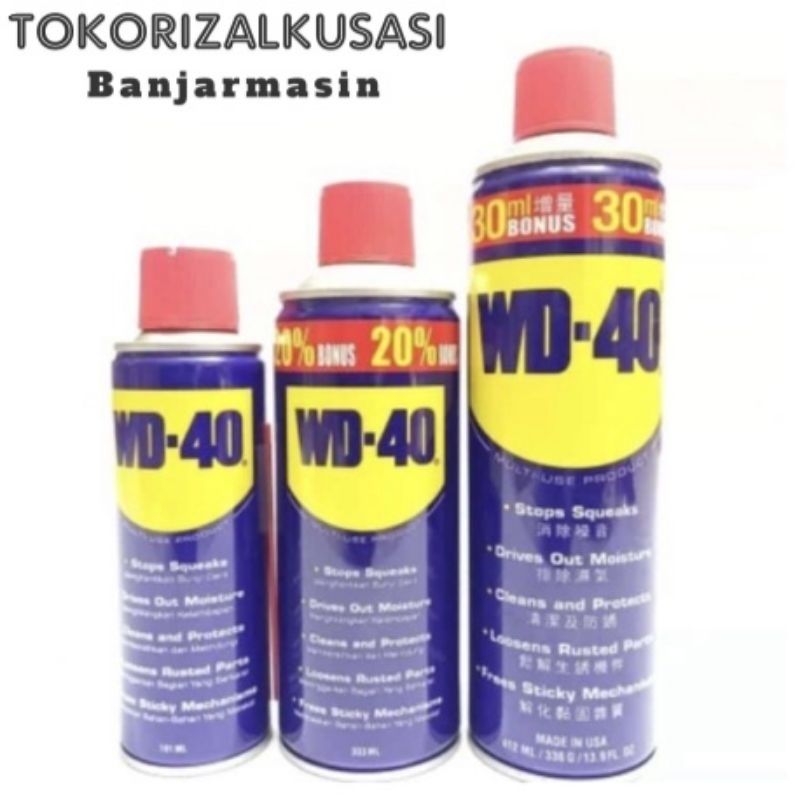 Jual WD-40 pelumas anti karat 120ml/191ml/333ml wd 40 | Shopee Indonesia