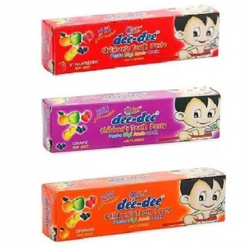 Jual YURI Dee Dee Childrens Toothpaste Pasta Gigi Anak | Shopee Indonesia