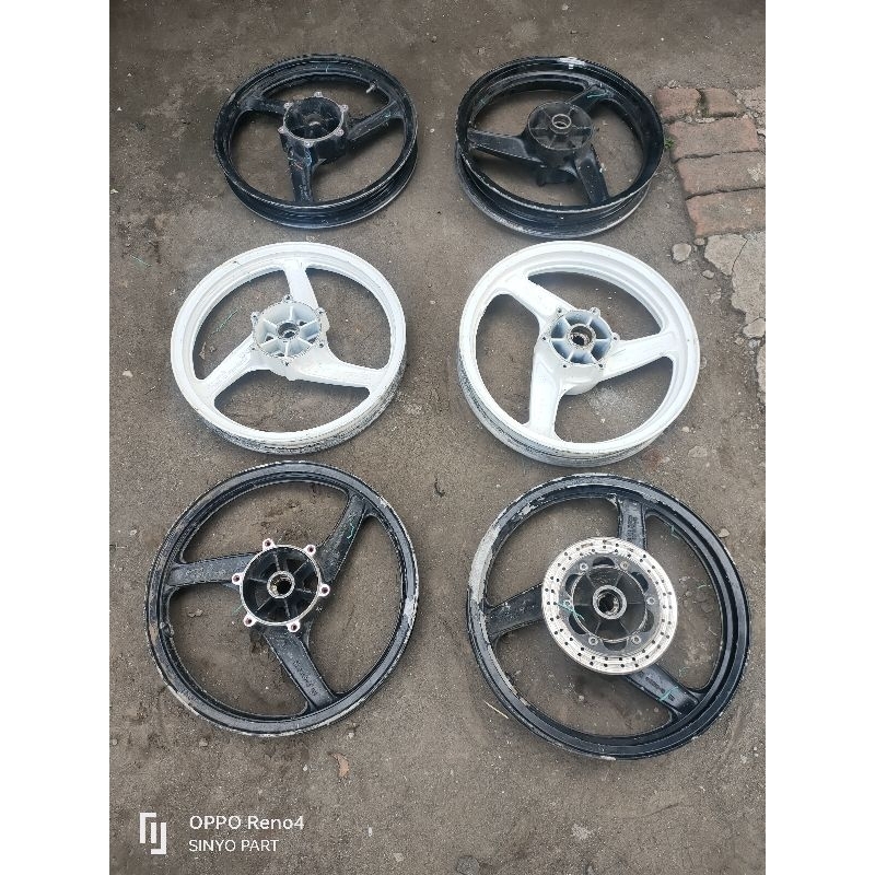 Jual Velg ori ninja rr ring 17 depan - belakang second copotan original ...