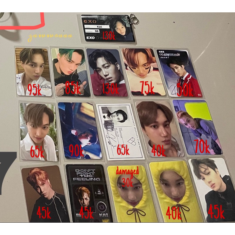 Jual PHOTOCARD KAI EXO, SUPERM | Shopee Indonesia