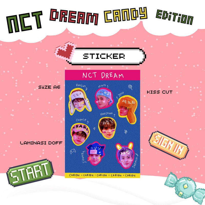 Jual NCT DREAM STICKER CANDY EDITION | Shopee Indonesia