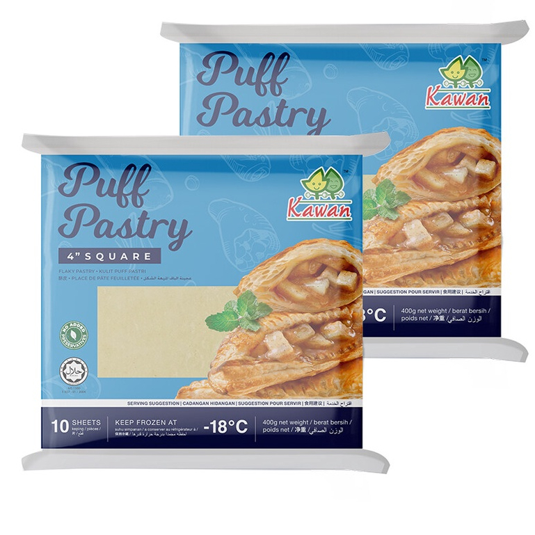 Jual KAWAN PUFF PASTRY SQUARE 400 GR | Shopee Indonesia