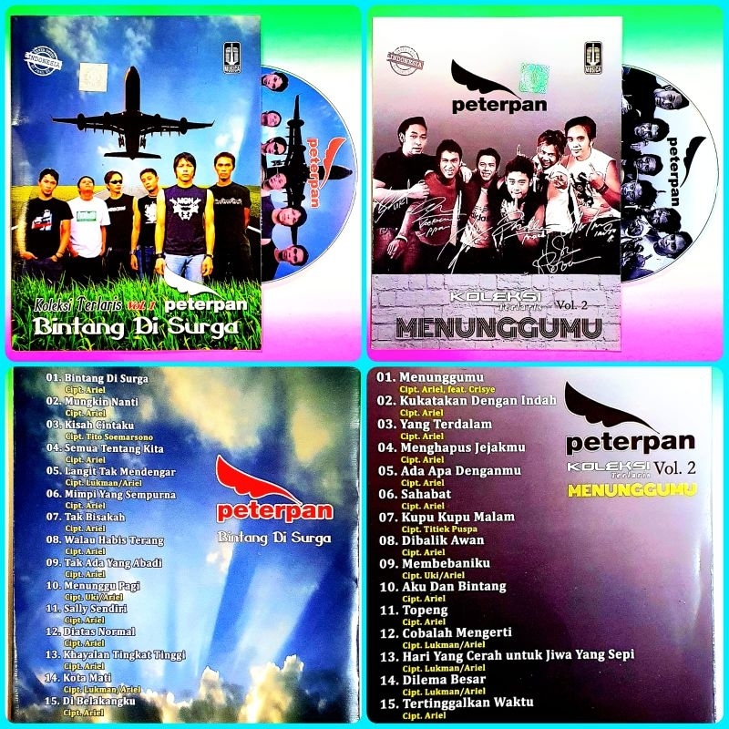 Jual KASET ORIGINAL LAGU PETERPAN BISA KARAOKE-VOCAL ON OF AKTIF-LAGU KARAOKE POP INDONESIA ...