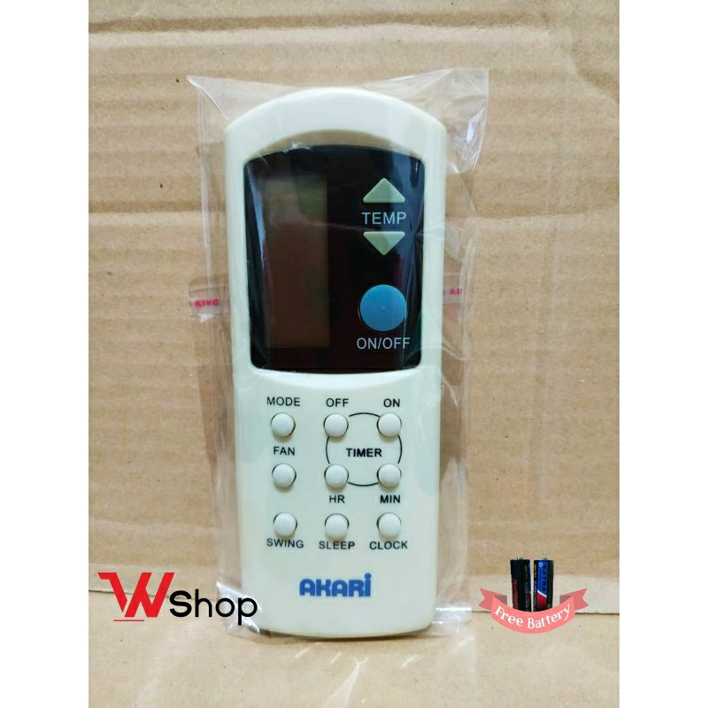 Jual REMOT AC AKARI ORIGINAL - Air Conditioner | Shopee Indonesia