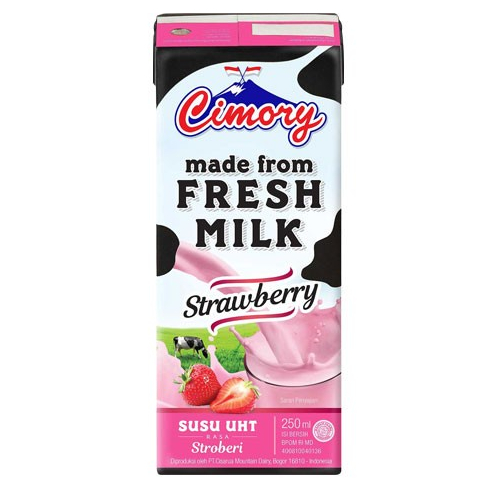 Jual CIMORY SUSU UHT 250ml COKLAT CHOCO MALT STRAWBERRY CASHEW COKELAT ...
