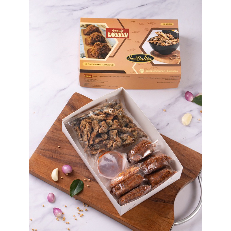 Jual Gepuk Karuhun Sapi & Ikan Balita Mix | Lauk siap makan (ready to ...