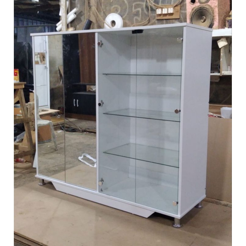 Jual lemari kaca minimalis | Shopee Indonesia