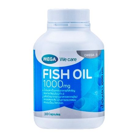 Jual MEGA FISH OIL 1000 MG BOTOL ISI 30 KAPSUL - Tablet minyak ikan | Shopee Indonesia