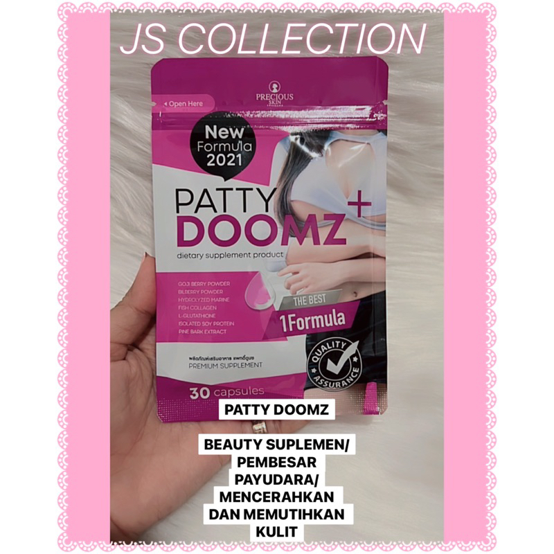 Jual PATTY DOOMZ SUPLEMEN PEMBESAR PAYUDARA ORIGINAL THAILAND | Shopee ...
