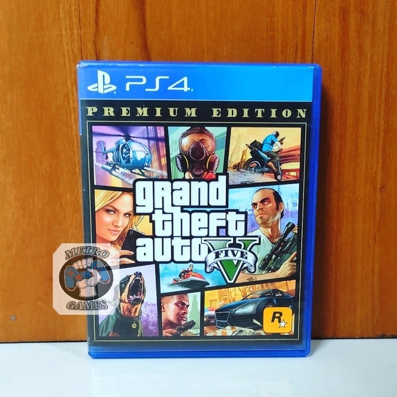 Jual GTA V PS4 Kaset Grand Theft Auto 5 GTA Five Lima CD BD Game PS 4 5 ...
