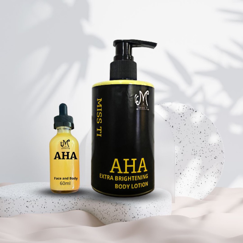 Jual AHA BODY LOTION 250ml FREE AHA Serum 60ml Body Cream | Shopee Indonesia