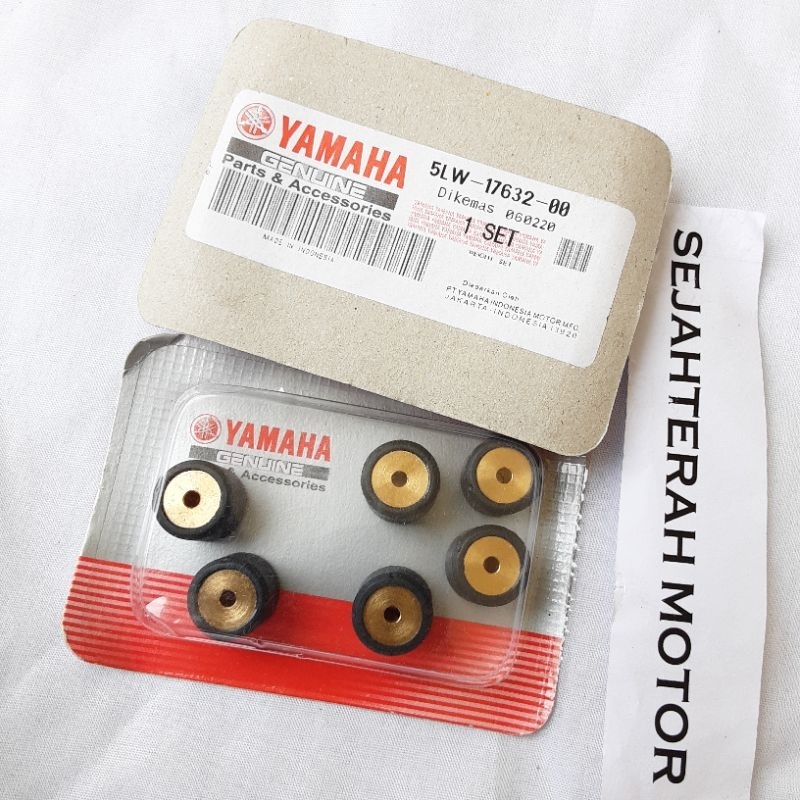 Jual ROLLER WEIGHT SET YAMAHA MIO SPORTY MIO SMILE 5LW-17632-00 | Shopee Indonesia