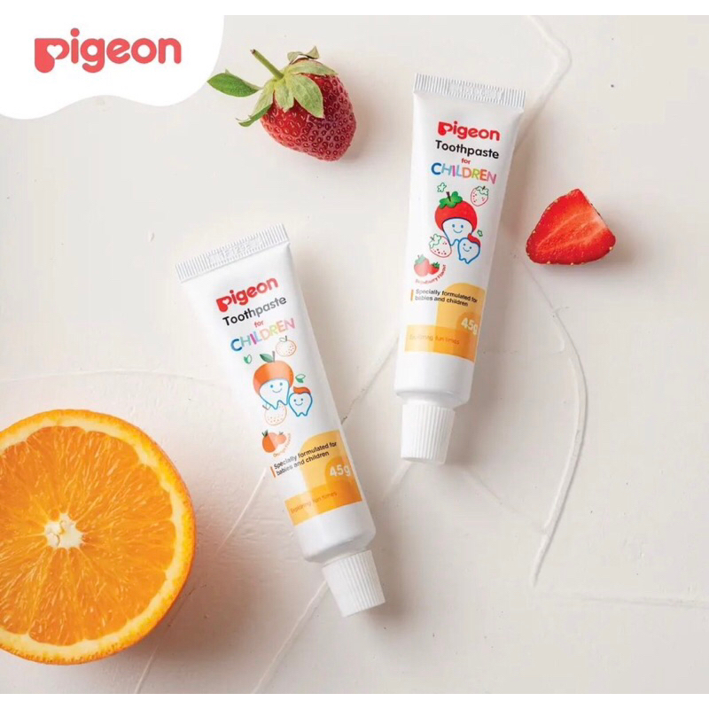 Jual Pigeon Toothpaste Children Pasta Gigi Bayi dan Anak ( Rasa Jeruk ...