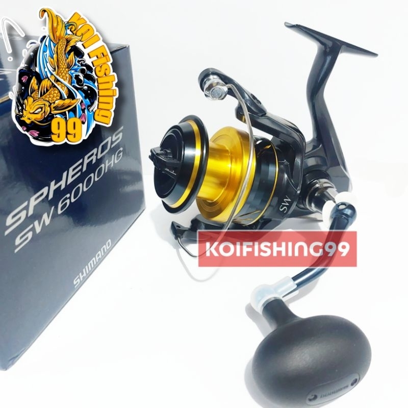 Jual REEL SPINNING SHIMANO SPHEROS SW 6000HG | Shopee Indonesia