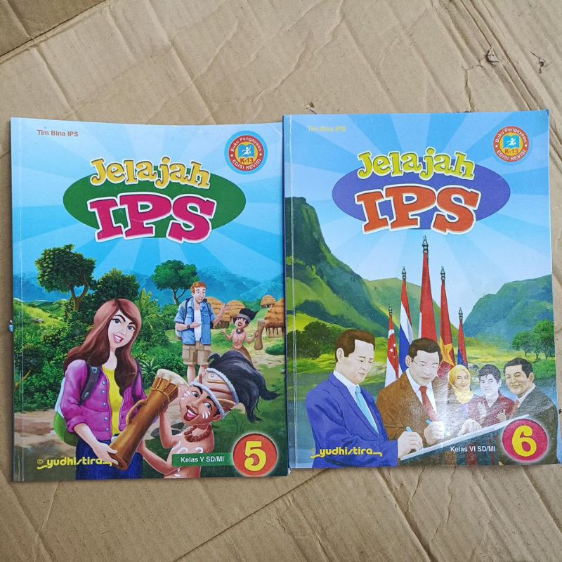 Jual BUKU ORIGINAL BEKAS JELAJAH IPS KELAS 5 6 V VI SD KURIKULUM 2013 ...