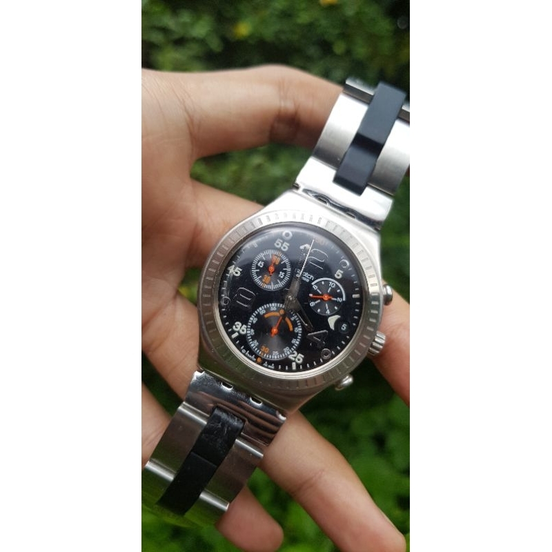 Jual swatch irony chrono ycs | Shopee Indonesia