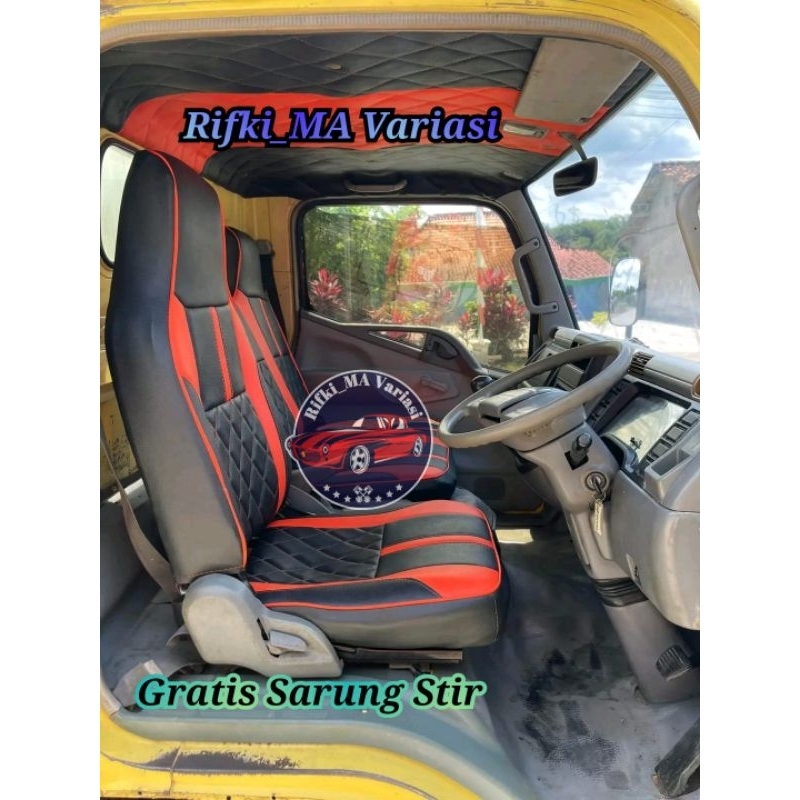 Jual Sarung jok mobil truk Mitsubishi Canter / lapis pelindung jok ...