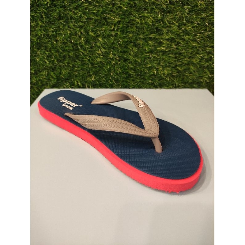 Jual Sandal Fipper wide Original For Man/Woman-Red/blue/grey | Shopee ...