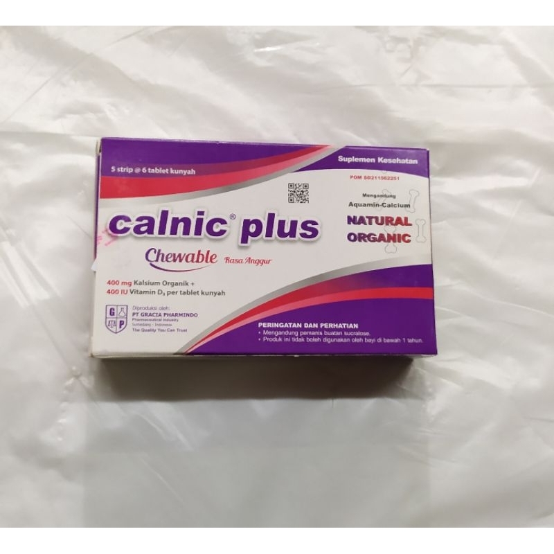 Jual calnic plus chewable rasa anggur | Shopee Indonesia
