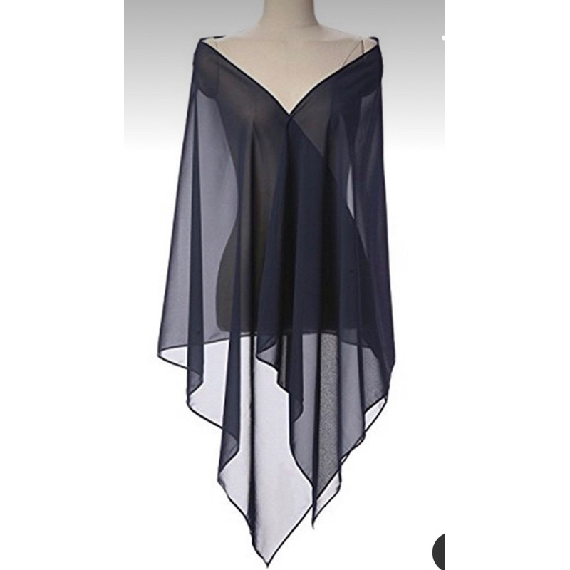 Jual Outer Sifon Ciffon Bridal Wedding Shawl wrap promnight | Dress ...