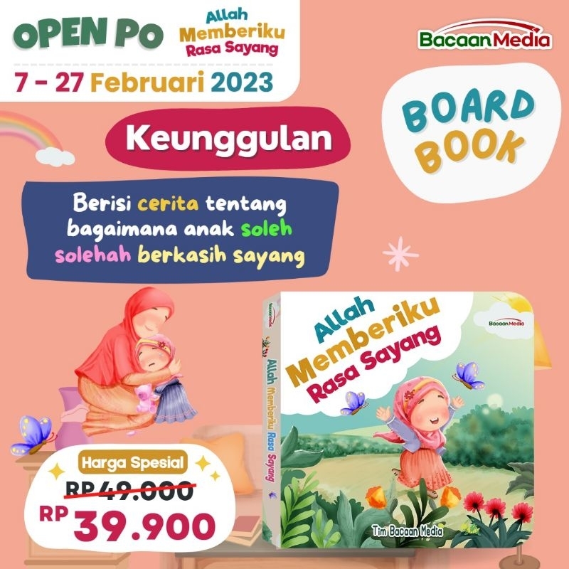 Jual Boardbook Board Book Allah Memberiku Rasa Sayang / Buku Anak ...