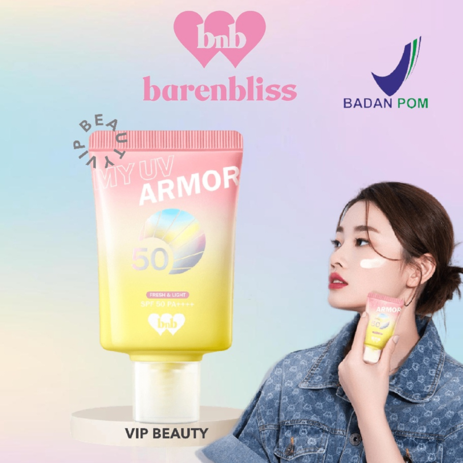 Jual BNB BARENBLISS My UV Armor SPF 50 PA++++ - Face Sunscreen gel ...