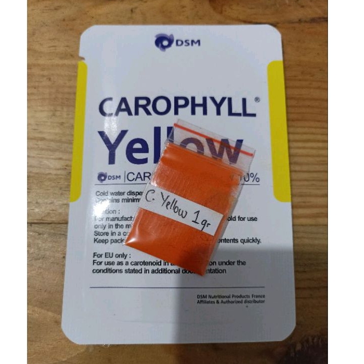 Jual Carophyl/Carophyll YELLOW DSM Made in France repack per 1 gram ...