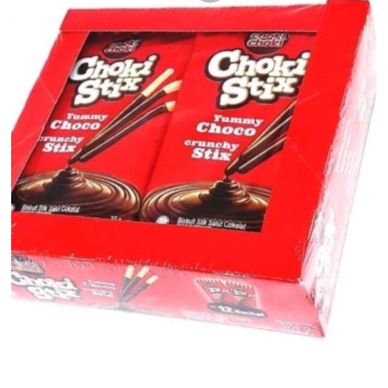 Jual CHOKI CHOKI STIK 1 BOX ISI 12 PCS | Shopee Indonesia