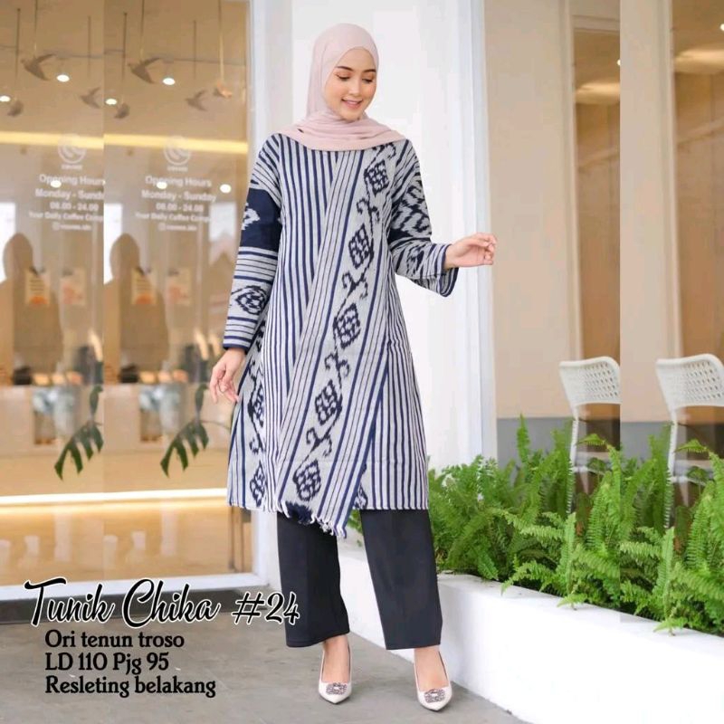 Jual TUNIK TENUN IKAT | Shopee Indonesia