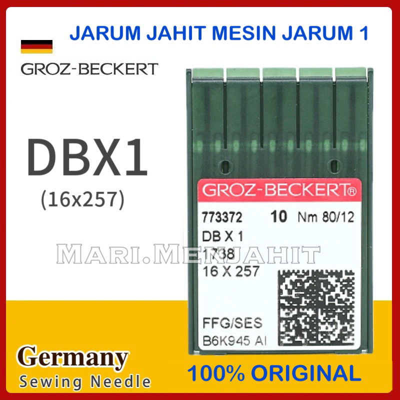 Jual Jarum Jahit Groz Beckert DBx1/ DB x 1 Mesin Jahit Industrial Jarum 1 | Shopee Indonesia