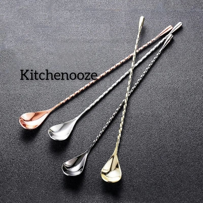 Jual Bar Spoon model TEARDROP I Teardrop Bar Spoon I Sendok Cocktail ...